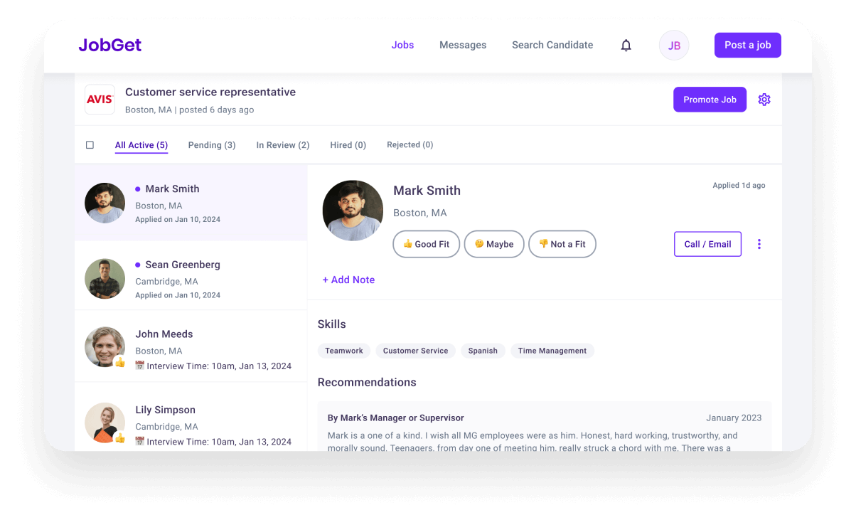 JobGet | Fastest Way To Hire Local Staff